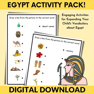 Egypt Adventure Activity Pack: Engaging Worksheets for Young Explorers ...