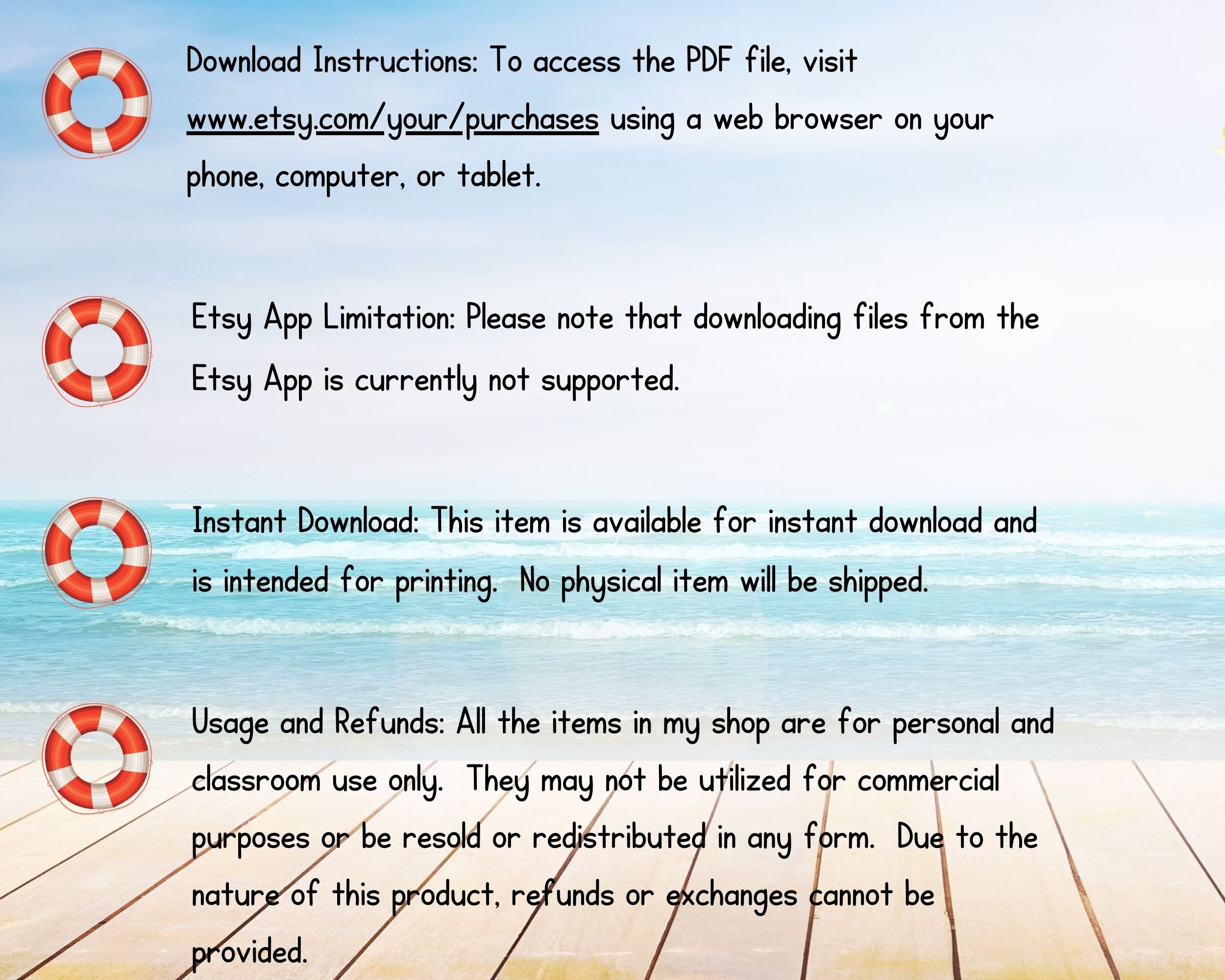 Kids Bingo Game, Beach Birthday Activity Pack, Fun Beach Printable ...