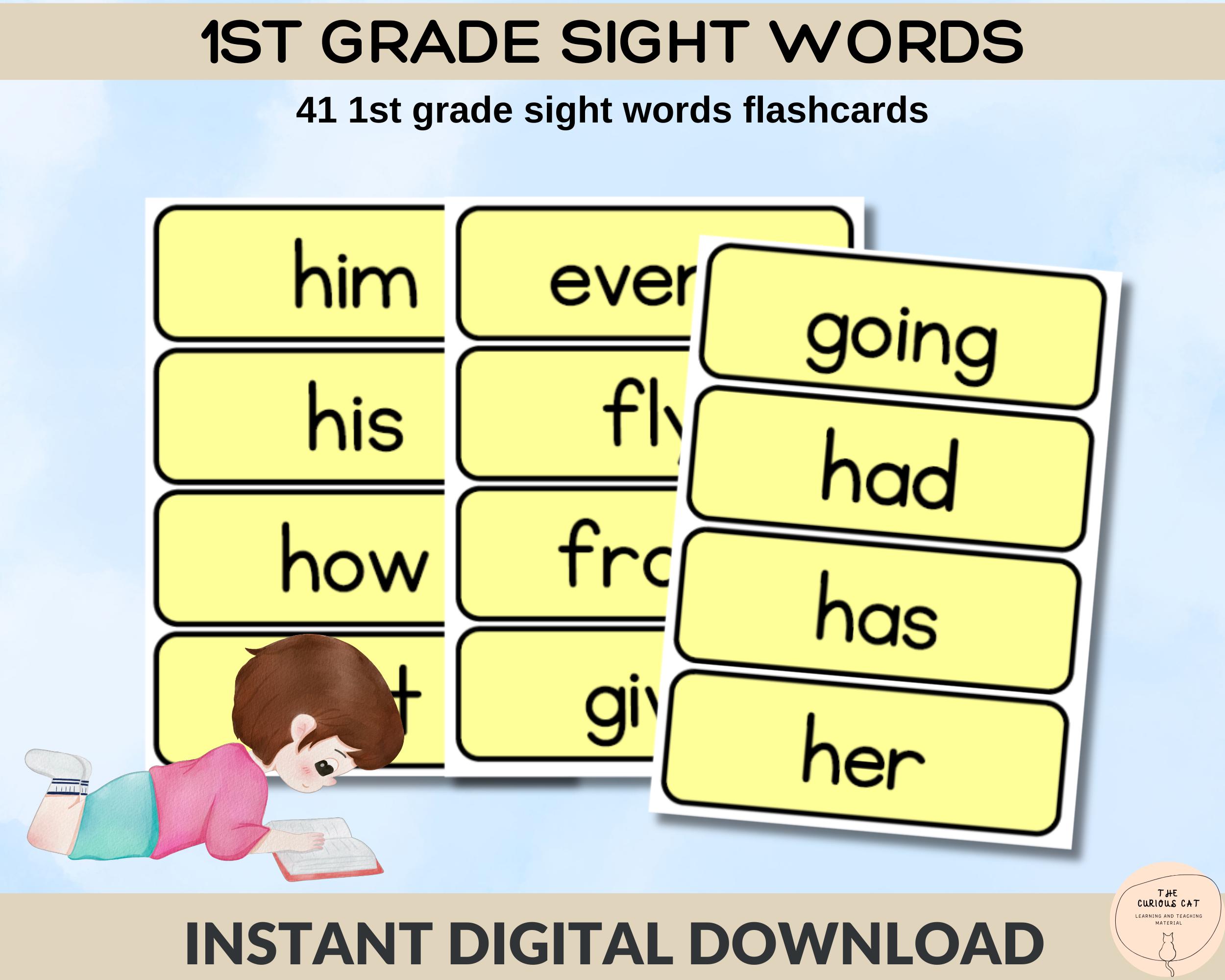 1st Grade Reading Resources, Printable Sight Words Activities ...