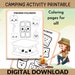 Camping Smores Game, Campfire Activities for Kids, Printables for ...