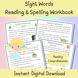 Spelling, Reading and Writing Worksheets, 2nd Grade Sight Words ...