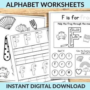 Alphabet Printables | Letter Sounds Worksheets for Pre-schooler and ...