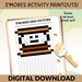 Camping Smores Game, Campfire Activities for Kids, Printables for ...