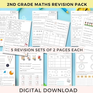 2nd Grade Maths Revision Worksheets, Printable Resources for Second ...