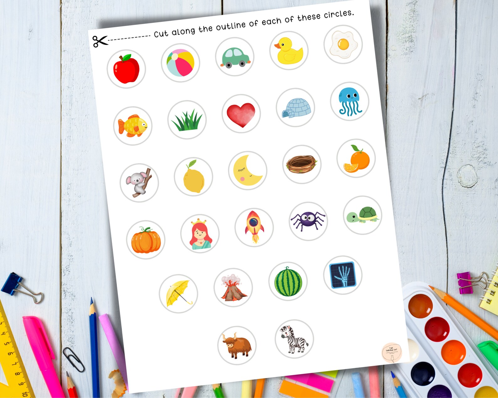 Alphabet Busy Book, ABC Learning Binder With Beginning Sounds for ...