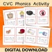Phonics Flashcards for Kindergarten | CVC Word Builder | Trace the Word ...