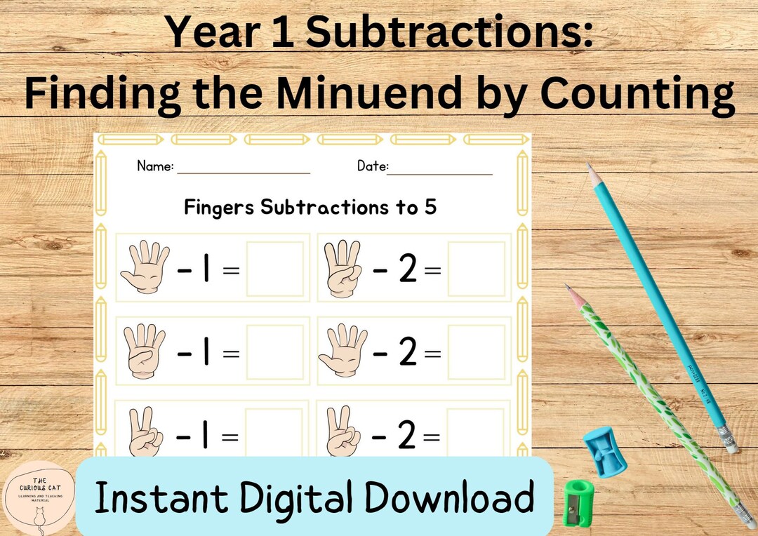 Maths Worksheets, 1st Grade Subtractions, Home School, Maths ...