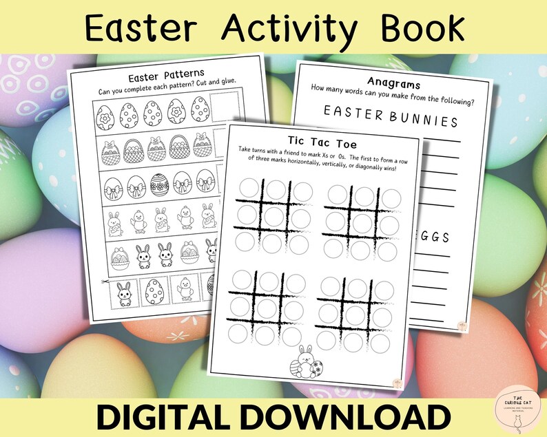 Easter Activity Book for Kids Activities for Kids Coloring Pages Easter ...