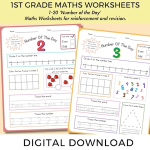 Maths Printables for Kindergarten, 1st Grade Worksheets, Addition ...