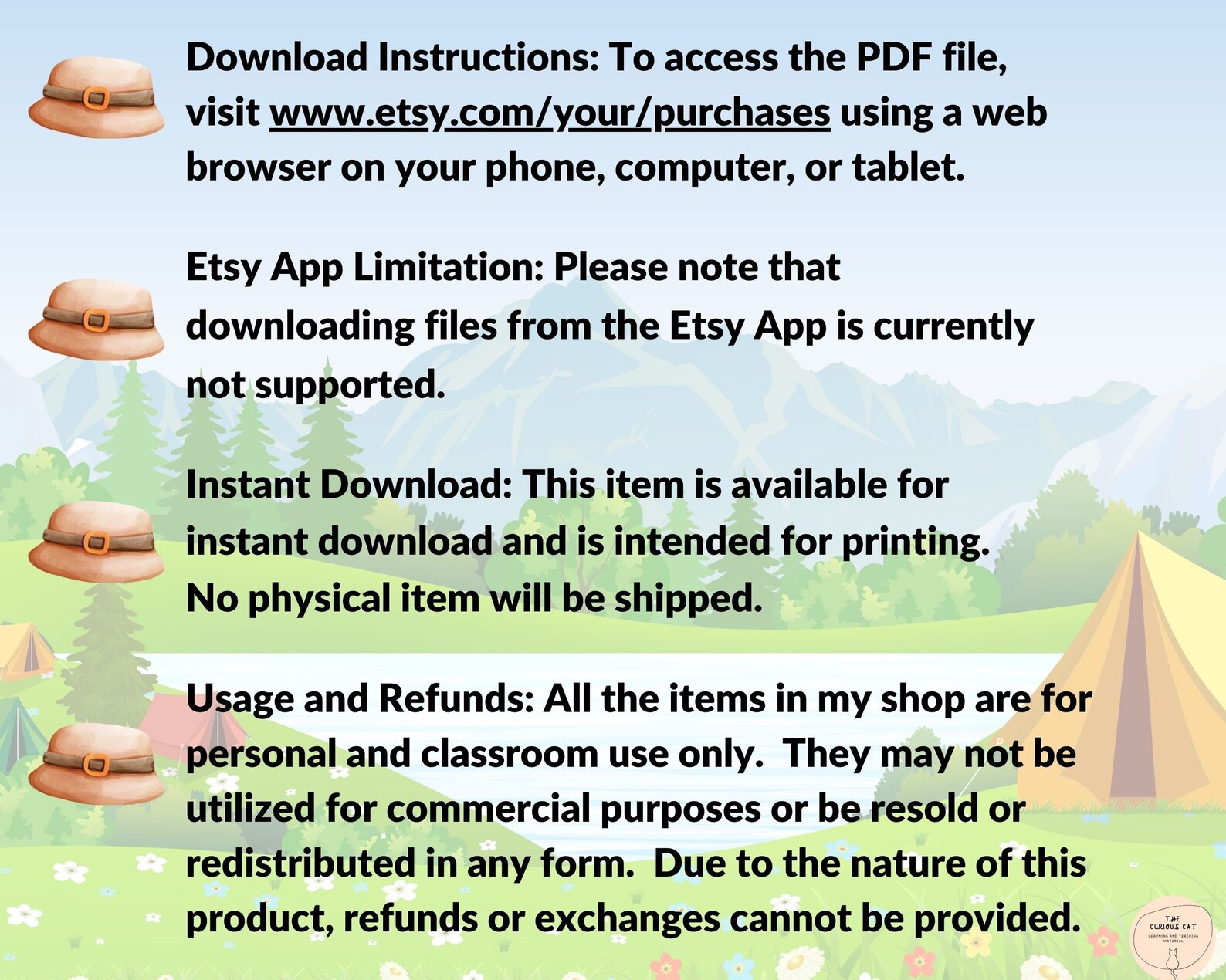 Kindergarten Printable Camping Activity Book, Coloring Pages & Games ...