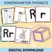 Phonics Alphabet Flashcards, Kindergarten Activity Cards, Magnetic ...