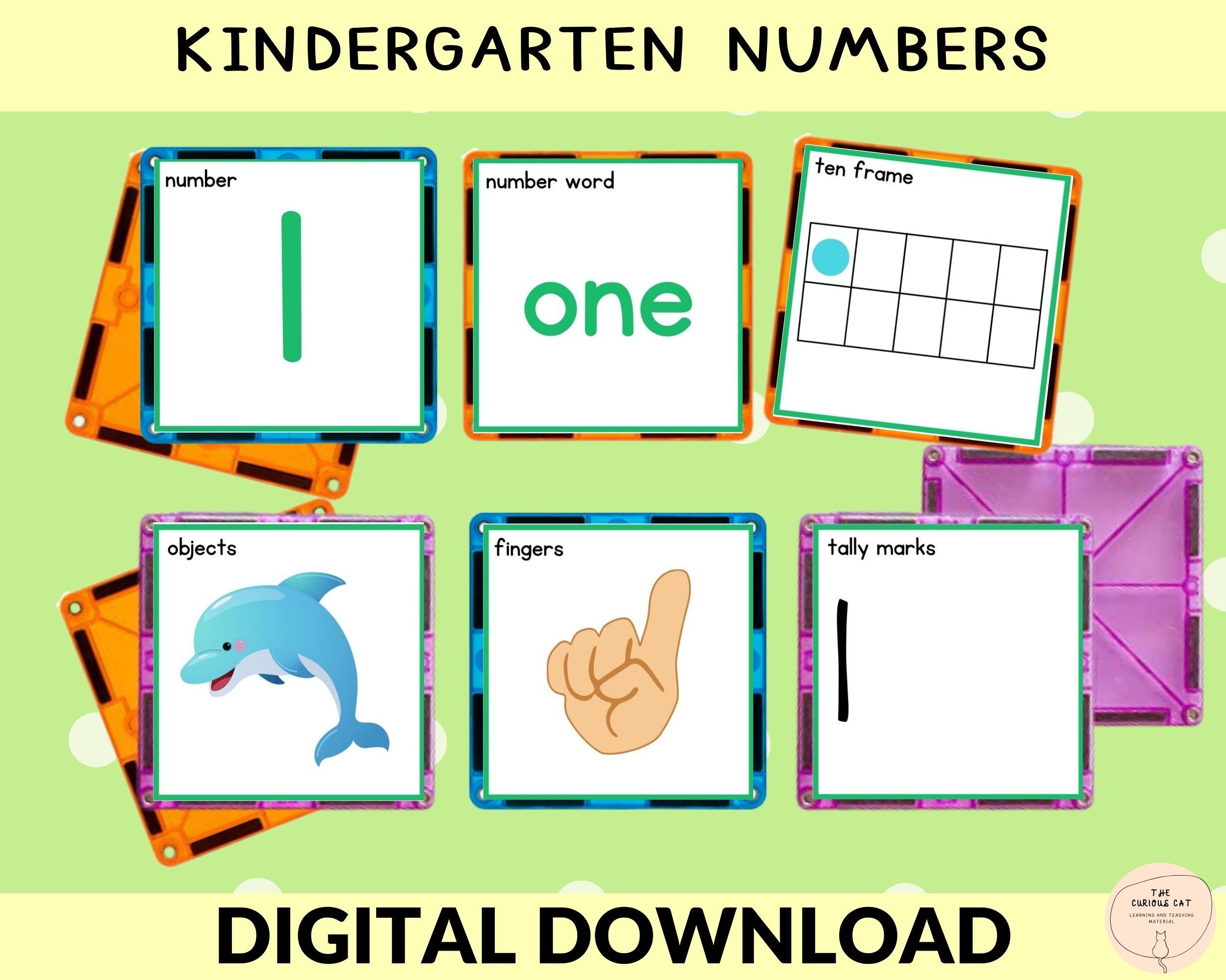 Kindergarten Numbers Activity, Printable Number Game, Addition ...