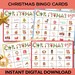 Christmas Nativity Bingo Cards, Family Christmas, Classroom Christmas ...