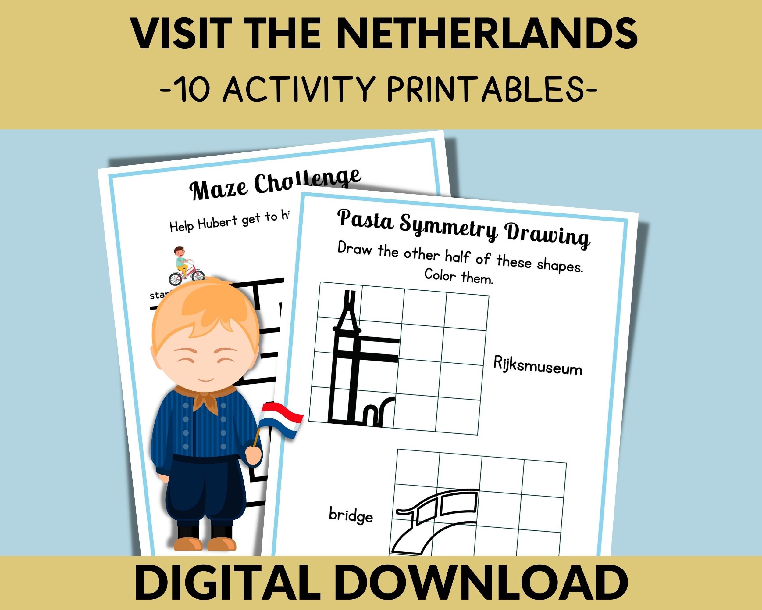 Kindergarten, 1st Grade, Netherland Worksheets, A Fun and Educational ...