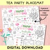 2nd Grade End of Year Activity Placemat, Teacher Favour for Students ...