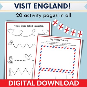 Kindergarten Worksheets; England Coloring and Activity Pages; England ...