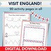 Kindergarten Worksheets; England Coloring and Activity Pages; England ...