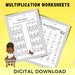 Multiplication Worksheets, Maths Printouts for 2nd Grade, Times Tables ...