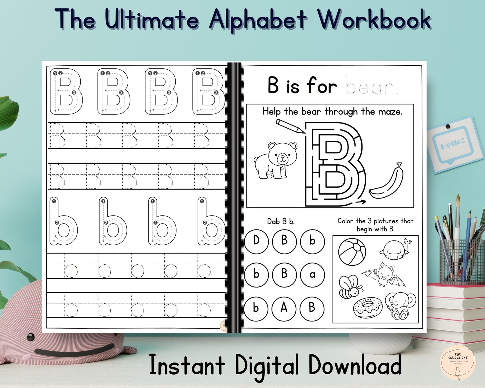 Alphabet Printables, Letter Sounds, Alphabet Worksheets for Pre-k, Pre ...