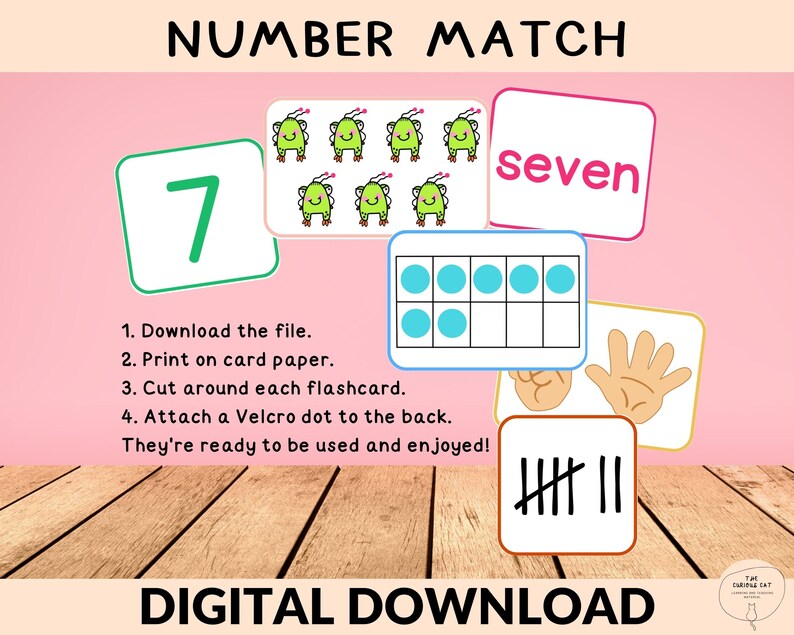 Kindergarten Counting Activity, Pre-k Homeschool, Monster Printable ...