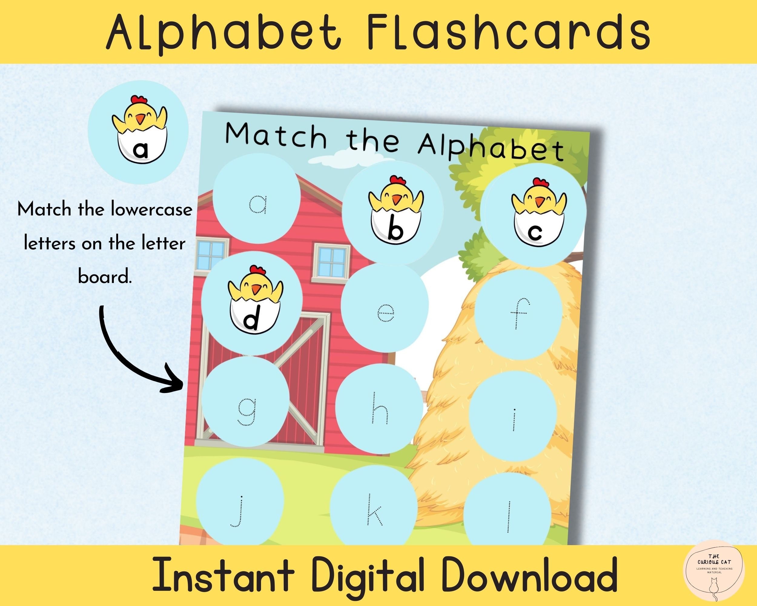 Toddler, Pre-school & Kindergarten Letter Practice Activity, Alphabet ...