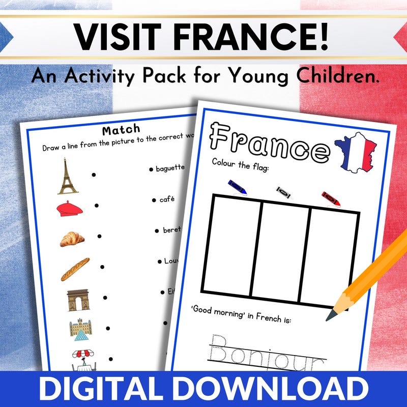 French Preschool Learning - Etsy