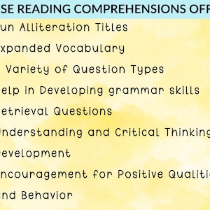 2nd-3rd Grade Reading Comprehensions Bundle | Writing Frames Printables ...