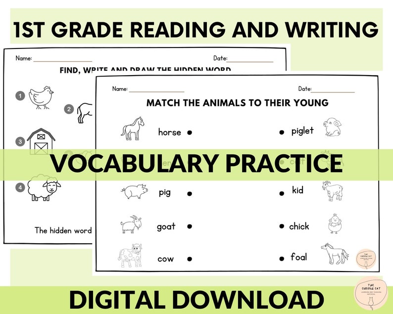 Spelling and Writing Worksheets Reading and Writing - Etsy