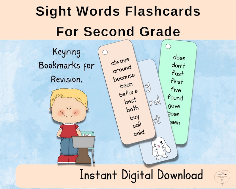 Sight Words Printable Flashcards, 2nd Grade Reading Skills, High ...