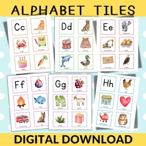 Alphabet Learning Activity, Magnetic Tiles Resource for Pre-k and ...