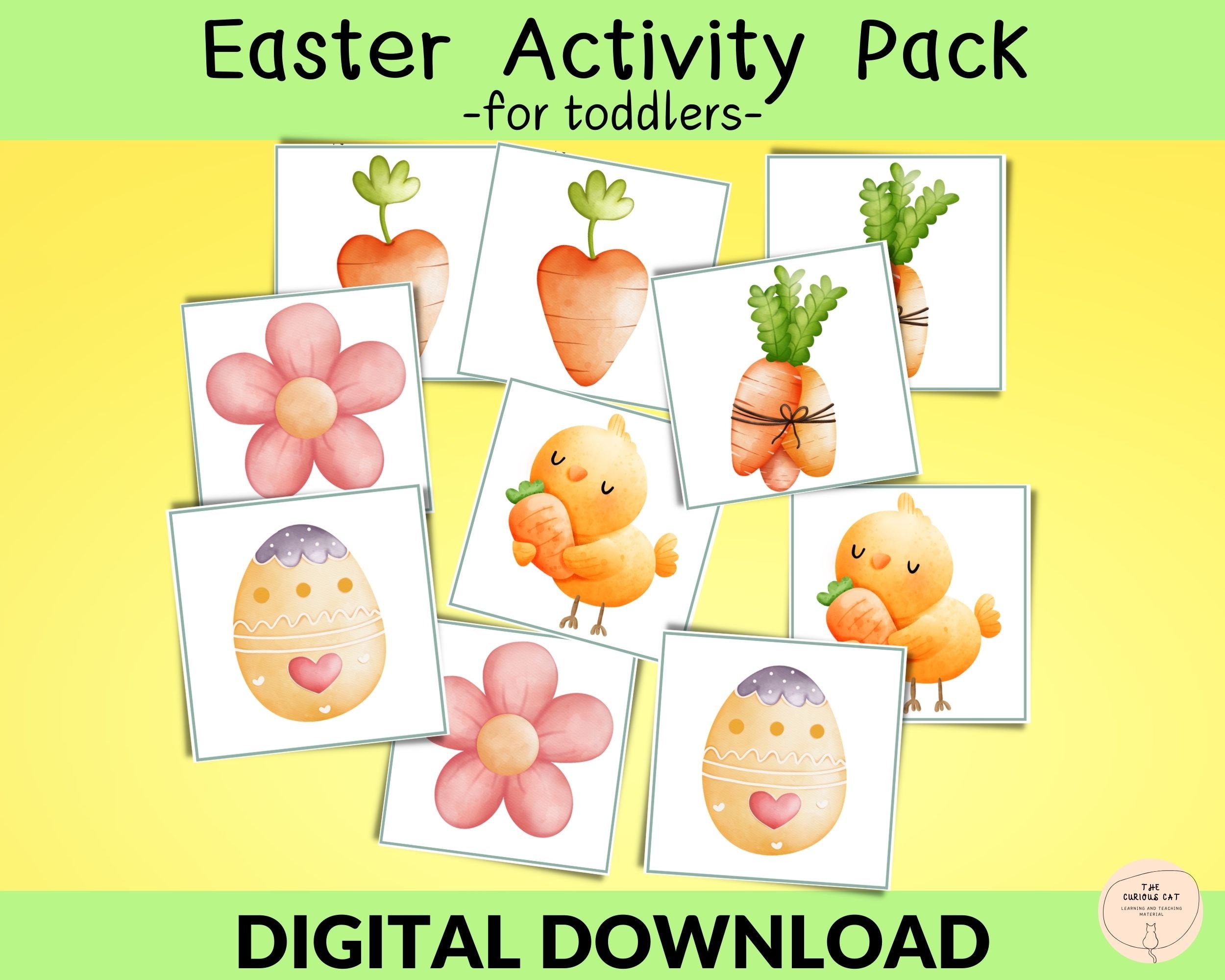 Pre-k Easter Egg Matching Activity, Toddler Memory Game, Easter ...