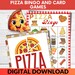 Printable Pizza Games, Pizza Bingo, Snap and Memory Game, Printable ...