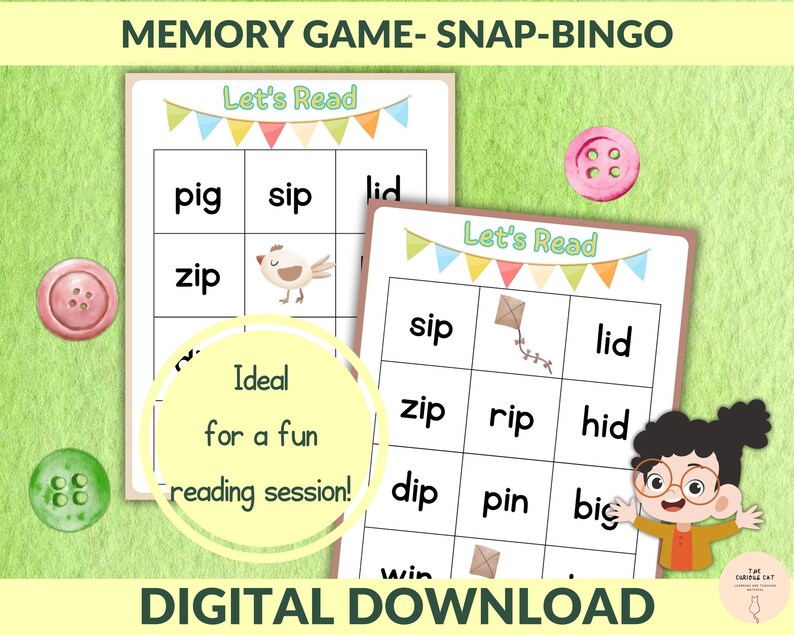 CVC Phonics Printable Activity for Pre-k and Kindergarten, Phonemic ...