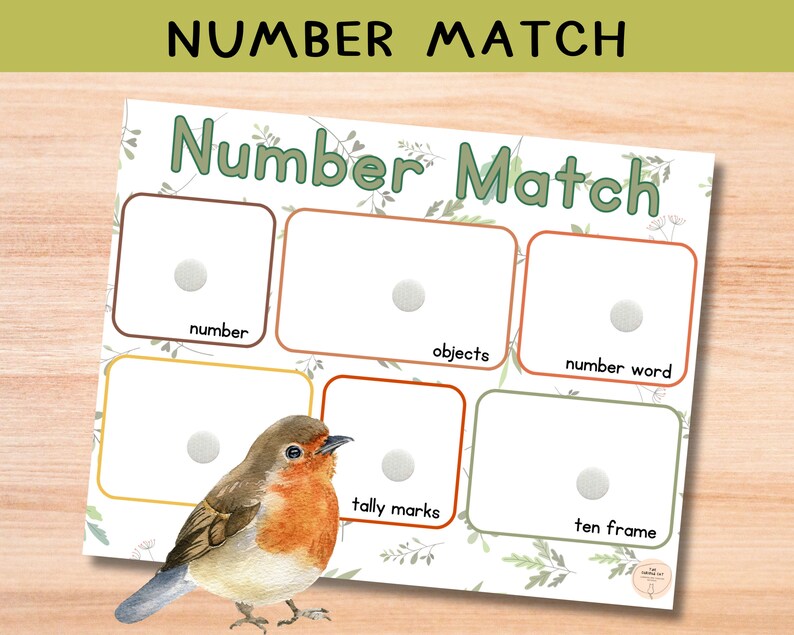 Counting Activity for Kindergarten, Homeschool, Montessori Printable ...