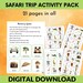 Kindergarten Printable, A Safari Trip Pack for Young Explorers, A ...