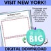 New York Worksheets, Fun & Educational Activities for Kids, Big Apple ...