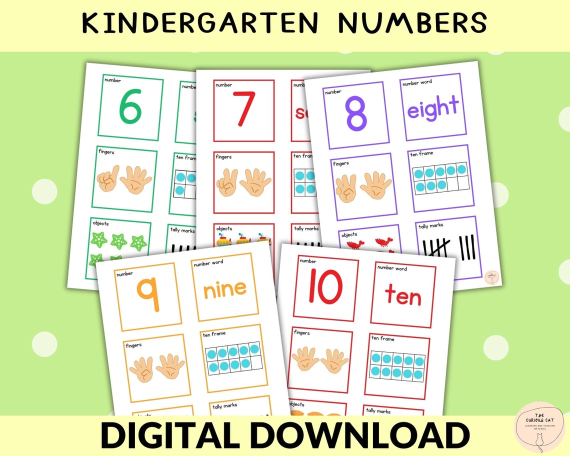 Kindergarten Numbers Activity, Printable Number Game, Addition ...