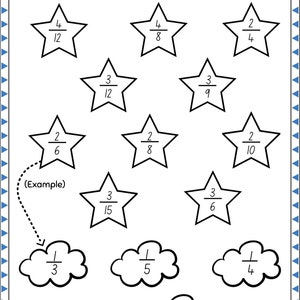 Maths Printables, Maths Worksheets, Fractions Worksheets for 2nd, 3rd ...