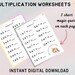 Multiplication Worksheets, Maths Revision, Multiplication Revision ...
