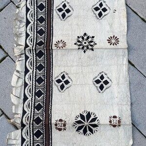 Vintage Tapa Cloth | 42x31” | Polynesian Tribal Art - Etsy