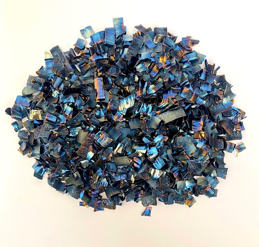 Blue Iron Flakes, Blue Iron Shavings for Orgonites, Blue Iron Chips for ...