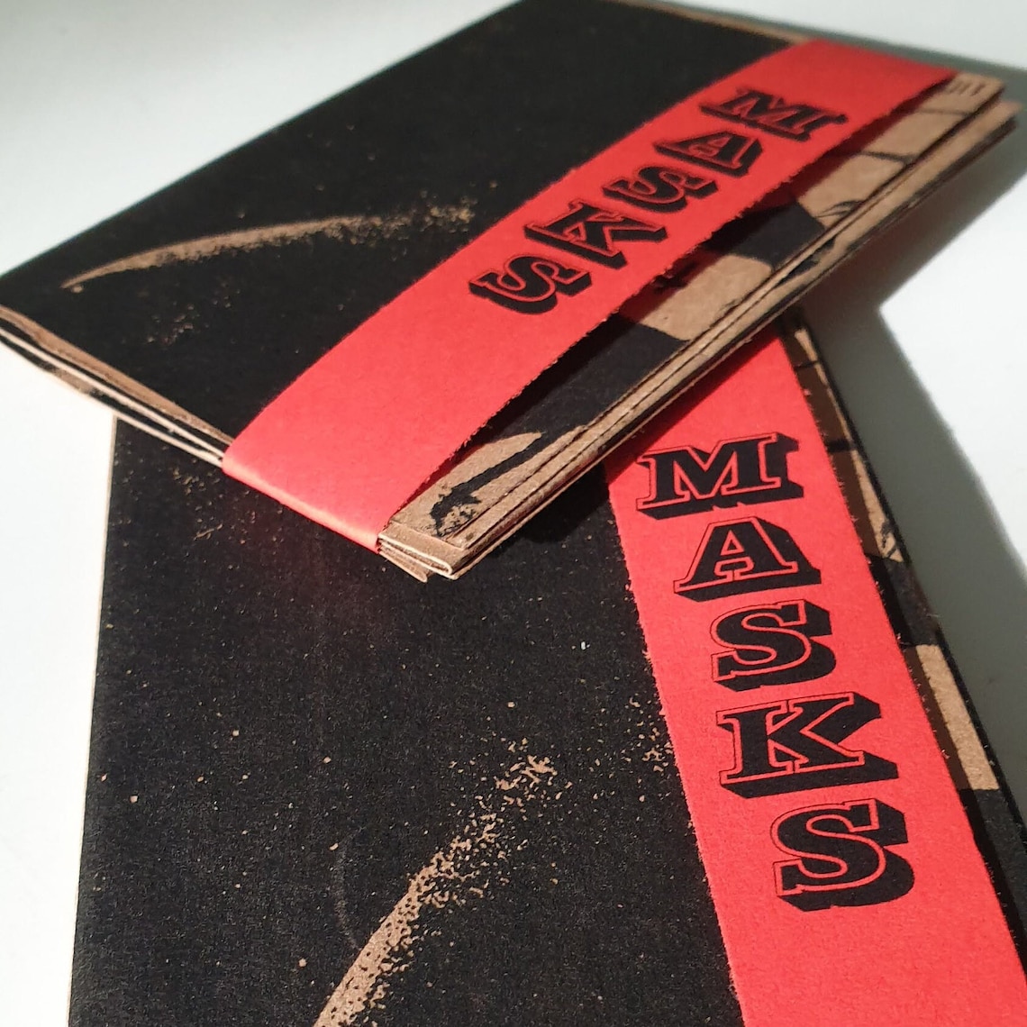 MASKS Mini Art Zine DIY Fanzine Collage Zine 8-page Zine - Etsy