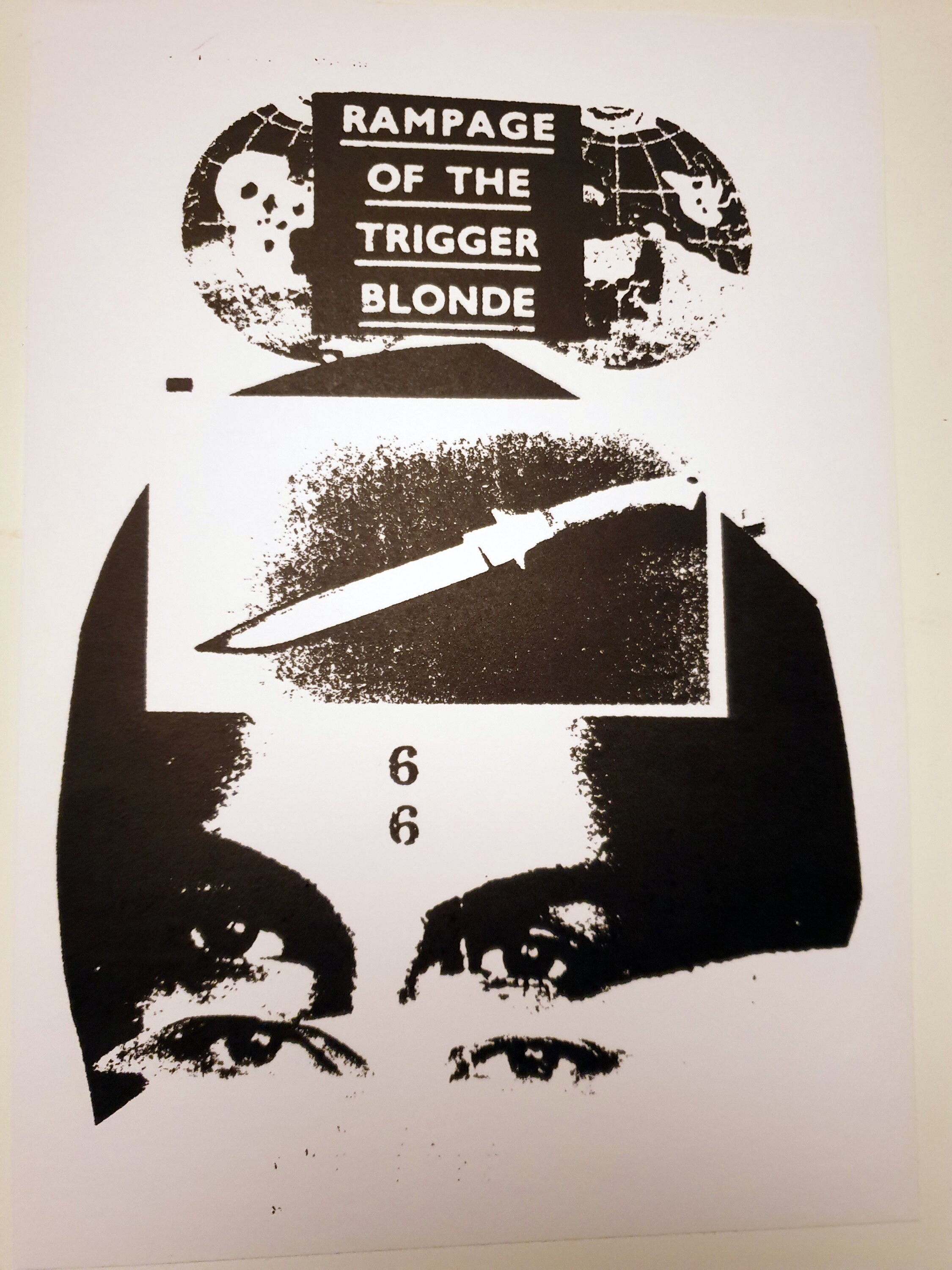 RAMPAGE Art Print Collage Art Print Original Artwork Mixed - Etsy