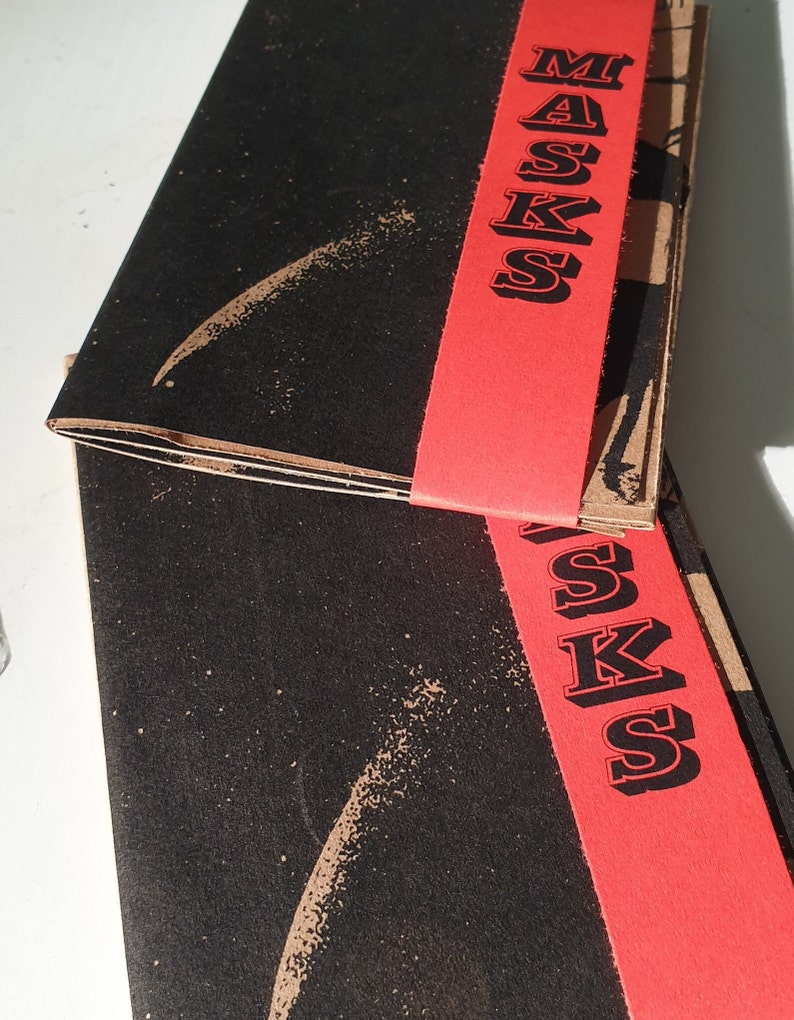 MASKS Mini Art Zine DIY Fanzine Collage Zine 8-page Zine - Etsy