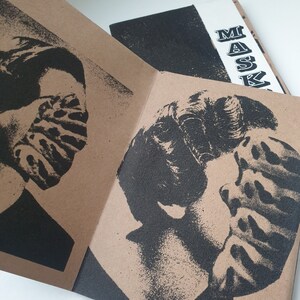 MASKS Mini Art Zine DIY Fanzine Collage Zine 8-page Zine - Etsy