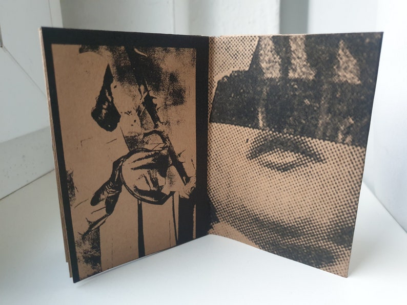 MASKS Mini Art Zine DIY Fanzine Collage Zine 8-page Zine - Etsy