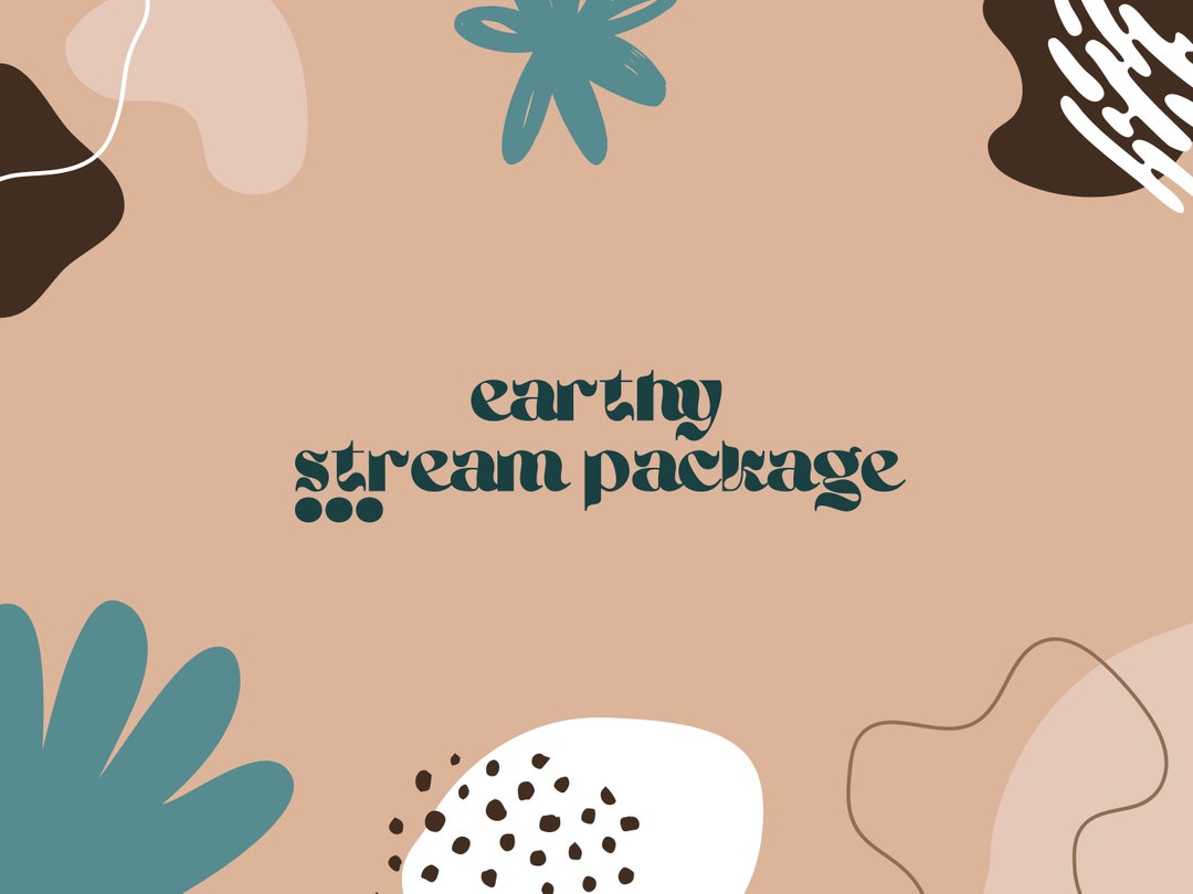 Earthy Animated Overlay Package | Digital Download | Twitch, Youtube ...