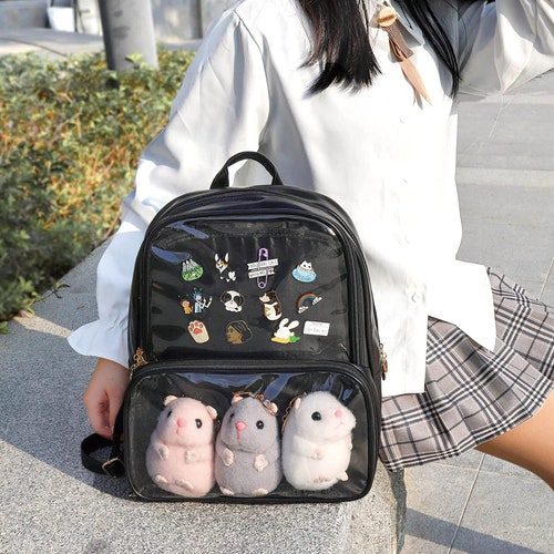 Ita Bag Double Clear Windows Ita Backpack for Pins Display - Etsy