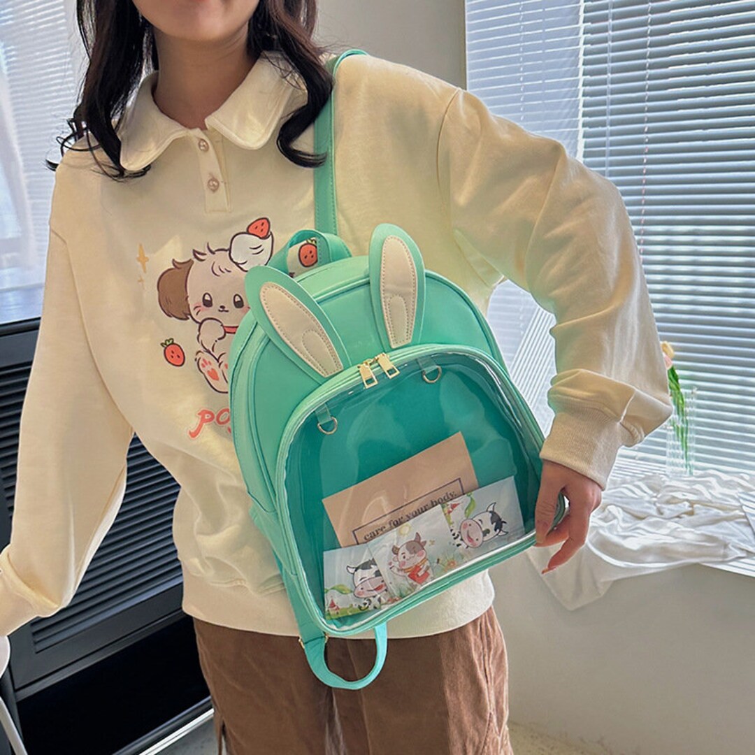 Ita Bag Clear Windows Shoulder Bag, Ita Backpack for Pins Display ...