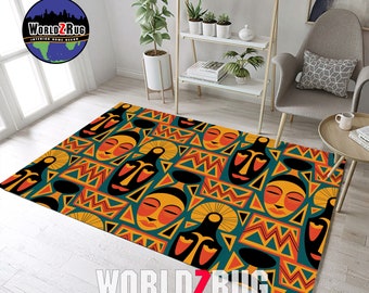 African Ethnic Area Rug - Etsy